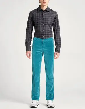 MOORER Pants Deep Teal Size Cotton, Cashmere, Elastane