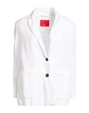 Max & Co. Blazer Sand Size Linen - White