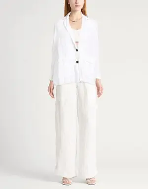 Max & Co. Blazer Sand Size Linen - White