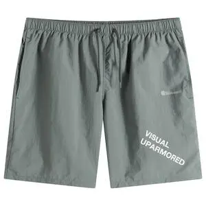 WTAPS Spss2001 Nylon Shorts With Printed Branding