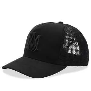 Amiri Canvas Ma Trucker Hat - Black