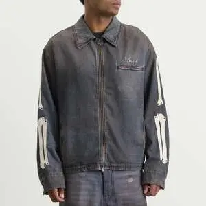 Amiri Lea Bones Denim Blouson
