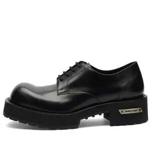 Balenciaga Venom Derby Shoe - Black/aged Silver