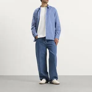 A.p.c. Loose-fit Blue Striped Shirt