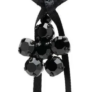 Simone Rocha Mini Daisy Drop Bow Earrings