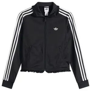 Adidas Pleated Firebird Track Top - Black