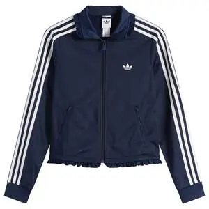 Adidas Pleated Firebird Track Top - Collegiate Navy
