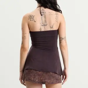 PEACHY DEN Nia Kylie Halter Top