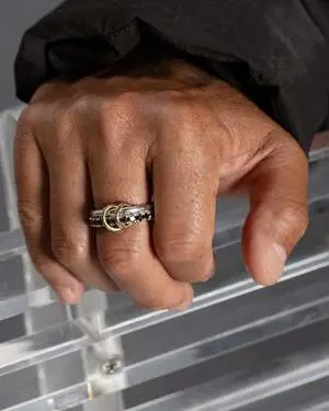 SPINELLI KILCOLLIN Black Diamond Enzo Ring