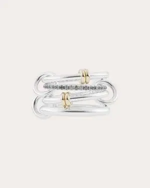 SPINELLI KILCOLLIN Gray Diamond Sagittarius Ring - Silver