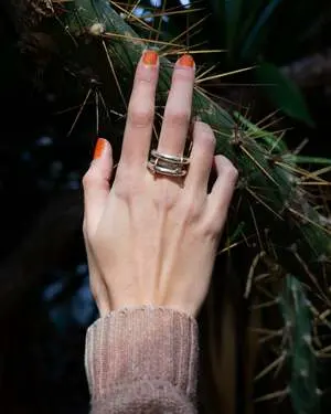 SPINELLI KILCOLLIN Gray Diamond Libra Ring