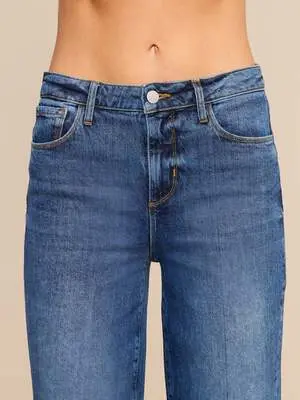 L'Agence Clayton Wide-leg Jean In Wash