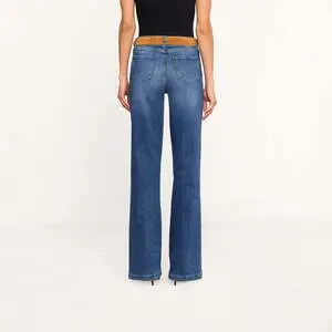 L'AGENCE Clayton Wide-leg Jean In Wash