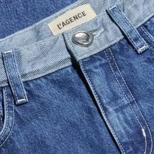 L'Agence Bronte Cropped Wide-leg Jean