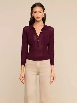 L'Agence Carine Top - Deep Sangria