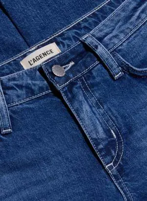 L'Agence Nevia Slouchy Straight-leg Jeans