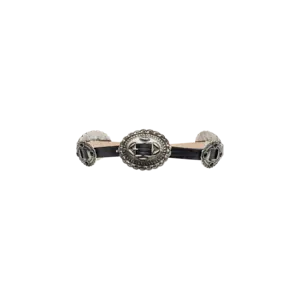 L'Agence Rocha Embossed Leather Belt