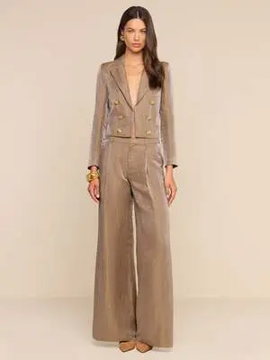 L'Agence Inez Cropped Blazer