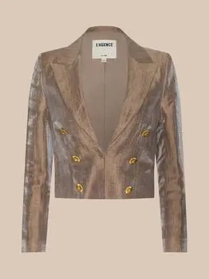 L'Agence Inez Cropped Blazer