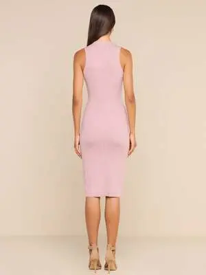 L'Agence Domino Midi Dress