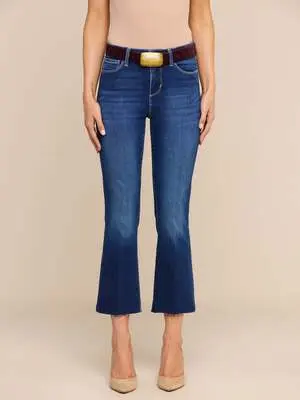 L'Agence Kendra Cropped Flare Jean - Nevada