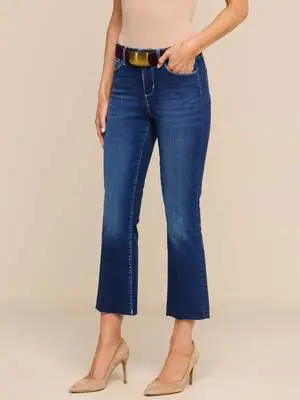 L'Agence Kendra Cropped Flare Jean
