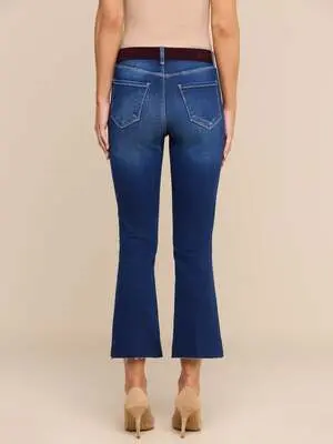 L'Agence Kendra Cropped Flare Jeans