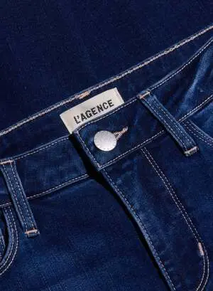 L'Agence Kendra Cropped Flare Jeans