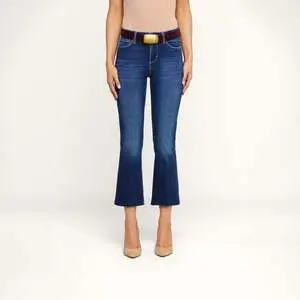 L'AGENCE Kendra Cropped Flare Jeans