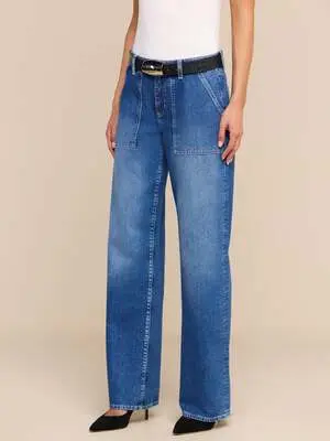 L'Agence Christel Wide-leg Jeans