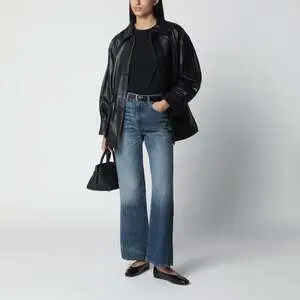 ARMA Maeve Leather Drawstring Jacket - Black