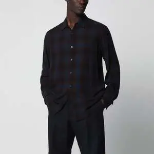 Dries Van Noten Check-pattern Viscose Shirt