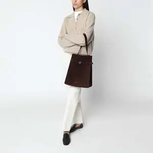Manu Atelier Suede Tote Bag - Brown