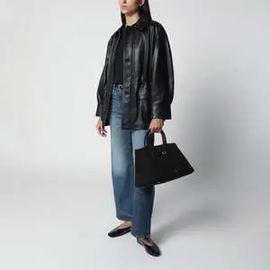Manu Atelier Le Cambon 35 Bag In Suede