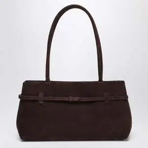 Manu Atelier Suede East West Bag - Brown