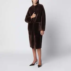 BLANCHA Oak Reversible Shearling And Nappa Leather Coat