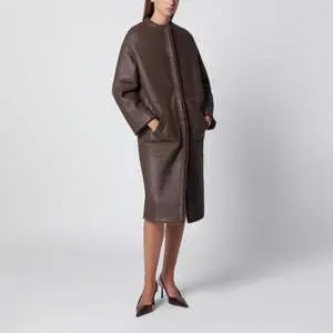 BLANCHA Oak Reversible Shearling And Nappa Leather Coat