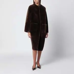 BLANCHA Oak Reversible Shearling And Nappa Leather Coat