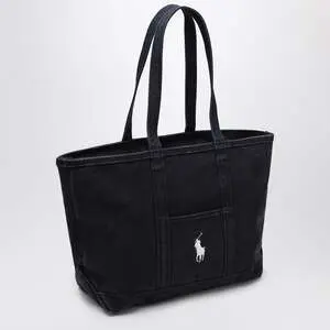 Polo Ralph Lauren Cotton Tote Bag With Big Pony Detail