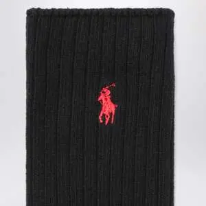 Polo Ralph Lauren Blue Cotton-blend Logo Socks