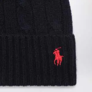 Polo Ralph Lauren Cable-knit Wool And Cashmere Beanie - Blue