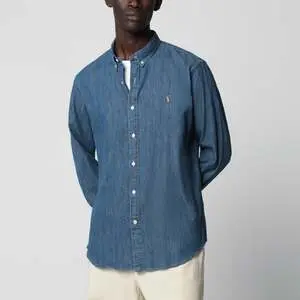 Polo Ralph Lauren Slim-fit Denim Button-down Shirt - Blue