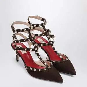 Valentino Garavani Suede Rockstud Pumps