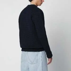 Bottega Veneta Intrecciato Wool Cardigan