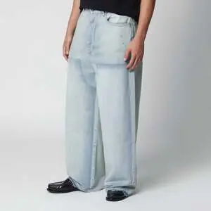 Amiri Washed Wide-leg Jeans