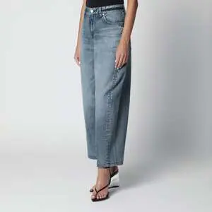 Alaïa Rodeo Trousers In Vintage Denim