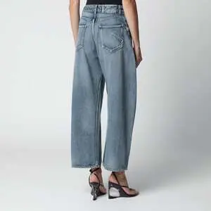 Alaïa Rodeo Trousers In Vintage Denim