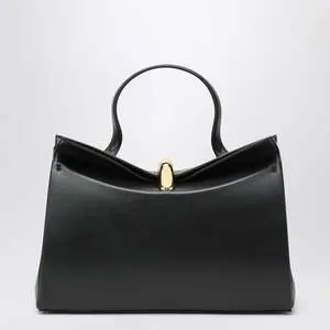 Jacquemus Le Valerie Handbag In Calf Leather - Black