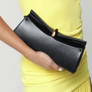 Jacquemus Valérie Clutch In Lambskin Leather