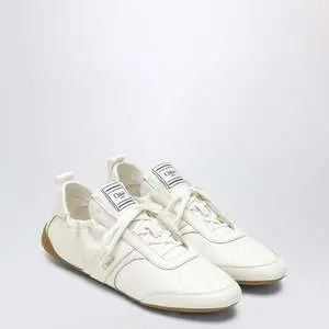 Chloé Kick Leather Sneakers - White
